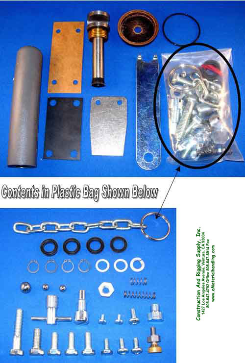 Pell Hydrasher Overhall Kit Replacement Parts